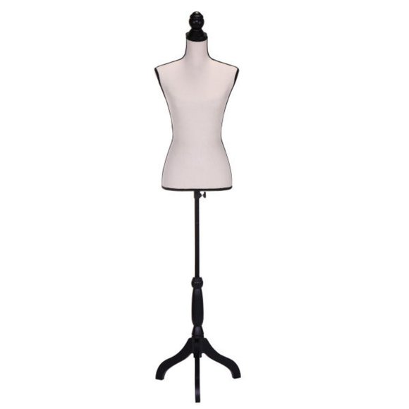 Accessories | Nwtbeigefemale Mannequin Torso Display Rack Wsoft Flannel ...